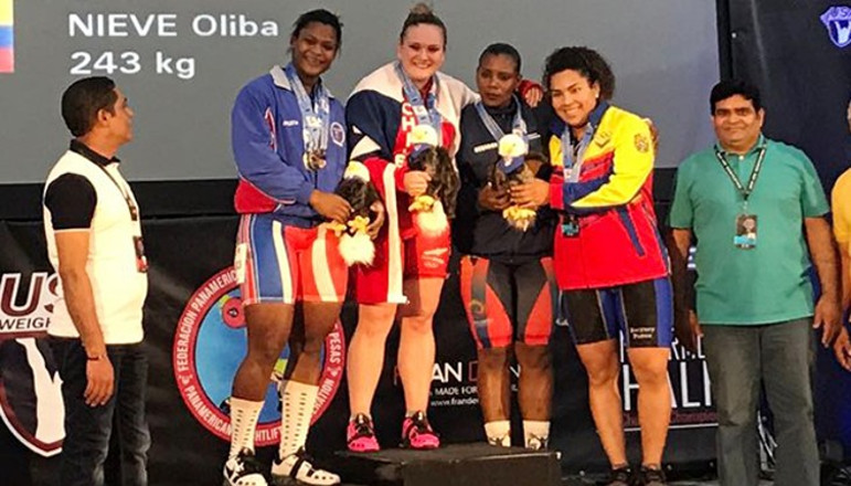 María Fernanda Valdés se tituló campeona panamericana de levantamiento ...